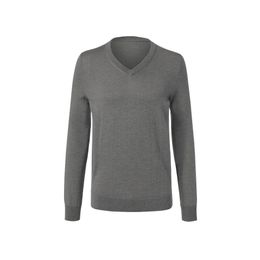Tchibo - Merino-Pullover mit V-Ausschnitt - Herren - Gr. XXL - grau