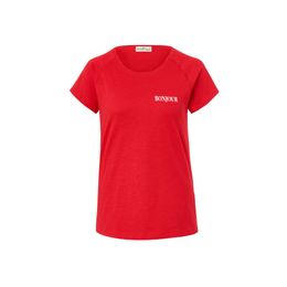 Tchibo - T-Shirt mit Statement-Print - Damen - Gr. S - wei&szlig;/print