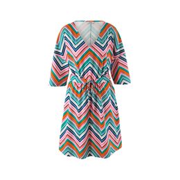 Tchibo - Bedrucktes Jerseykleid - Damen - Gr. L - mehrfarbig