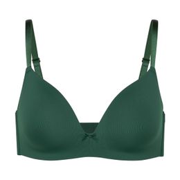 Tchibo - Softschalen-BH - Damen - Gr. 80C - dunkelgr&uuml;n