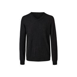 Tchibo - Cashmere-Pullover mit V-Ausschnitt - Herren - Gr. 54 - anthrazit