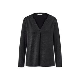 Tchibo - Glitzerndes Blusenshirt - Damen - Gr. L - silber