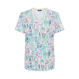 Tchibo - Olsen T-Shirt - Damen - Gr. 46 - blau