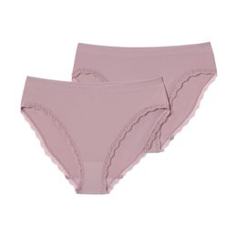 Tchibo - 2 Seamless-Pantys - Damen - Gr. S - ros&eacute;