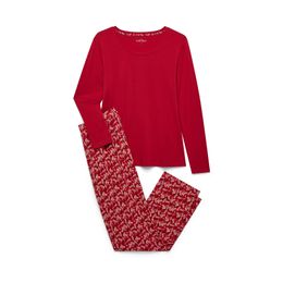 Tchibo - Pyjama - Damen - Gr. XXL - rot