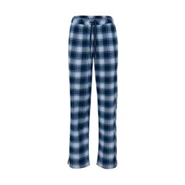 Tchibo - Flanell-Relaxhose - Damen - Gr. 42 - blau/kariert
