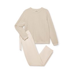 Tchibo - Hausanzug - Damen - Gr. XL - creme