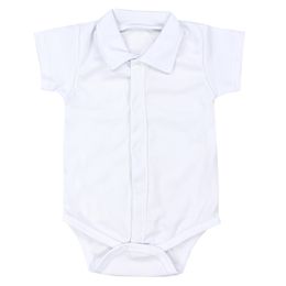 Body TUPTAM "Body Baby Jungen Langarm Kurzarm Body mit Kragen", Jungen, Gr. 62, N-Gr, wei&szlig; (kurzarm wei&szlig;), Obermaterial: 100% Baumwolle CO., Bodys Body