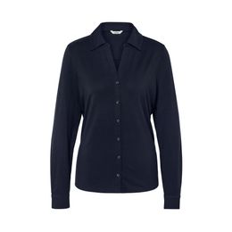 Tchibo - Blusenshirt mit Knopfleiste - Damen - Gr. XL - dunkelblau