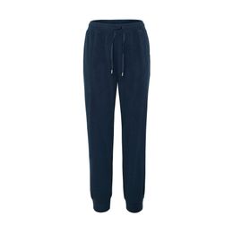 Tchibo - Fleece-Loungehose - Damen - Gr. XL - dunkelblau