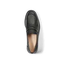 Tchibo - Leder-Loafer - Damen - Gr. 37 - schwarz