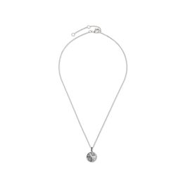 Tchibo - Kette mit Rivoli-Kristall von Swarovski - Damen - Gr. geblistert - silber