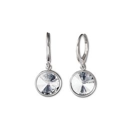 Tchibo - Ohrh&auml;nger mit Rivoli-Kristallen von Swarovski - Damen - Gr. ungeblistert - silber