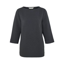 Tchibo - Strukturiertes Shirt - Damen - Gr. M - anthrazit