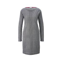 Tchibo - Sweatkleid - Damen - Gr. S - schwarz/kariert
