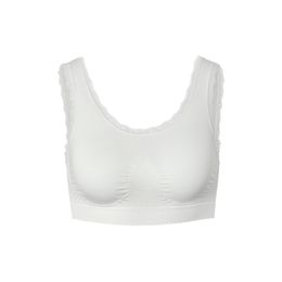 Tchibo - Seamless-Bustier - Damen - Gr. M - wei&szlig;
