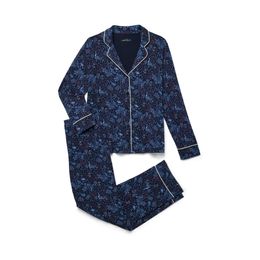 Tchibo - Pyjama-Set - Damen - Gr. L - dunkelblau