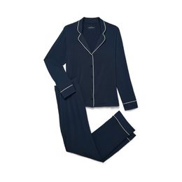 Tchibo - Pyjama-Set - Damen - Gr. M - dunkelblau