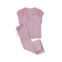 Tchibo - Pyjama - Damen - Gr. XS - ros&eacute;