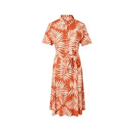 Tchibo - Bedrucktes Hemdblusenkleid - Damen - Gr. 46 - creme/print