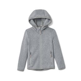 Tchibo - Kinder-Strickfleecejacke - Kinder - Gr. 98/104 - grau