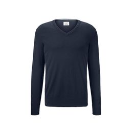 Tchibo - Pullover mit V-Ausschnitt - Herren - Gr. L - dunkelblau