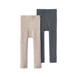 Tchibo - 2 Thermoleggings - Gr. 98/104 - anthrazit