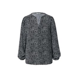 Tchibo - Bedruckte Bluse - Damen - Gr. 46 - schwarz/gepunktet