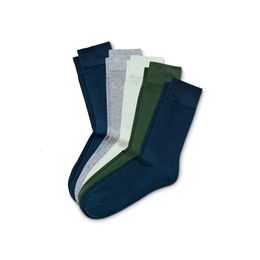 Tchibo - 5 Paar Socken - Herren - Gr. 44-46 - dunkelblau