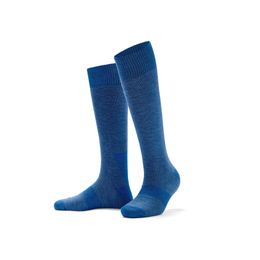 Tchibo - Thermo-Kniestr&uuml;mpfe mit RWS-zertifizierter Wolle - Unisex - Gr. 35-38 - blau