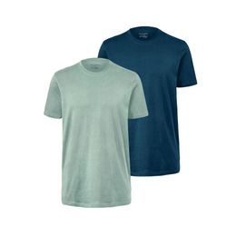 Tchibo - 2 T-Shirts mit Rundhalsausschnitt - Herren - Gr. S - dunkelblau