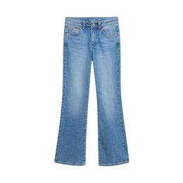 Tom Tailor Kinder-Jeanshose mit Schlag - M&auml;dchen - Gr. 164 - dunkelblau