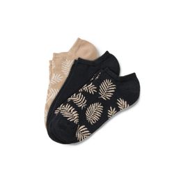 Tchibo - 3 Paar Sneakersocken - Damen - Gr. 39-42 - creme