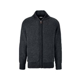 Tchibo - Gef&uuml;tterte Strickjacke - Herren - Gr. XL - anthrazit