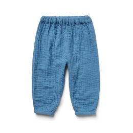 Tchibo - Baby-Musselin-Schlupfhose - Baby - Gr. 50/56 - blau