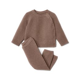 Tchibo - Baby-Strickkombi - Kinder - Gr. 98/104 - braun