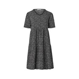 Tchibo - Bedrucktes Kleid - Damen - Gr. 38 - schwarz/print
