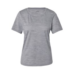Tchibo - Funktionsshirt mit Merinowolle - Damen - Gr. M - hellgrau