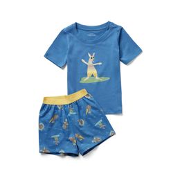 Tchibo - Kinder-Shorty-Pyjama - Kinder - Gr. 98/104 - beige/print