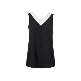 Tchibo - Top mit V-Ausschnitt - Damen - Gr. 38 - schwarz