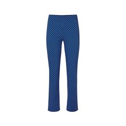 Tchibo - Bedruckte Stretchhose - Damen - Gr. 46 - dunkelblau/print