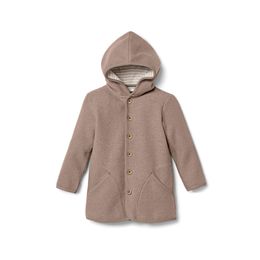Tchibo - Kinder Walkjacke mit Wolle - Baby - Gr. 50/56 - wei&szlig;