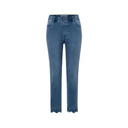 Tchibo - 7/8-Treggings mit Lochstickerei - Damen - Gr. 44 - dunkelblau