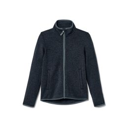 Tchibo - Kinder-Strickfleecejacke - Kinder - Gr. 122/128 - dunkelblau