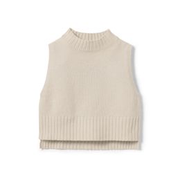 Tchibo - Strickpullunder mit Wolle - M&auml;dchen - Gr. 122/128 - beige