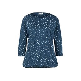 Tchibo - Bedrucktes Blusenshirt - Damen - Gr. M - dunkelblau/print