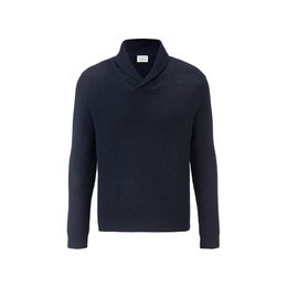 Tchibo - Grobstrickpullover mit Schalkragen - Herren - Gr. L - dunkelblau