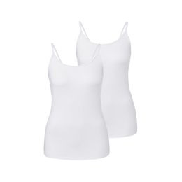 Tchibo - 2 Hemdchen - Damen - Gr. XL - wei&szlig;