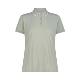 CMP Damen-Poloshirt aus Stretch-Piqu&eacute; - Damen - Gr. 42 - gr&uuml;n