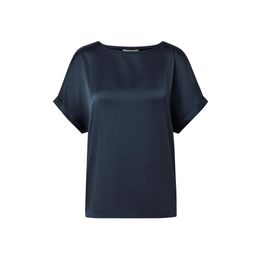 Tchibo - Blusenshirt im Materialmix - Damen - Gr. S - dunkelblau